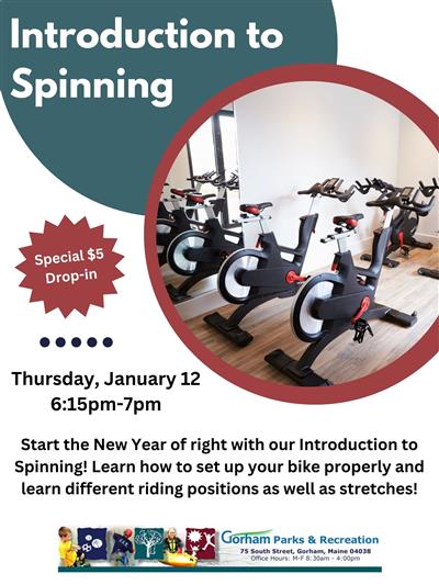 Gorham Parks & Recreation: Introduction to Spinning